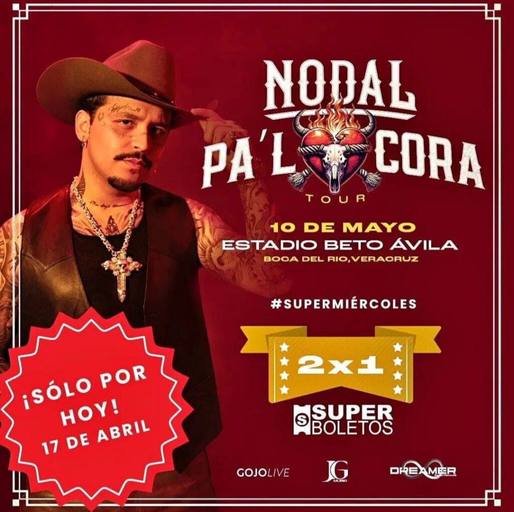 Christian Nodal Regresa A Veracruz Con Su Tour 'Pal Cora' Y Ofrece ...